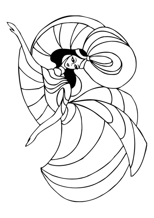 Dibujo de bailar Para Colorear - Img 30117