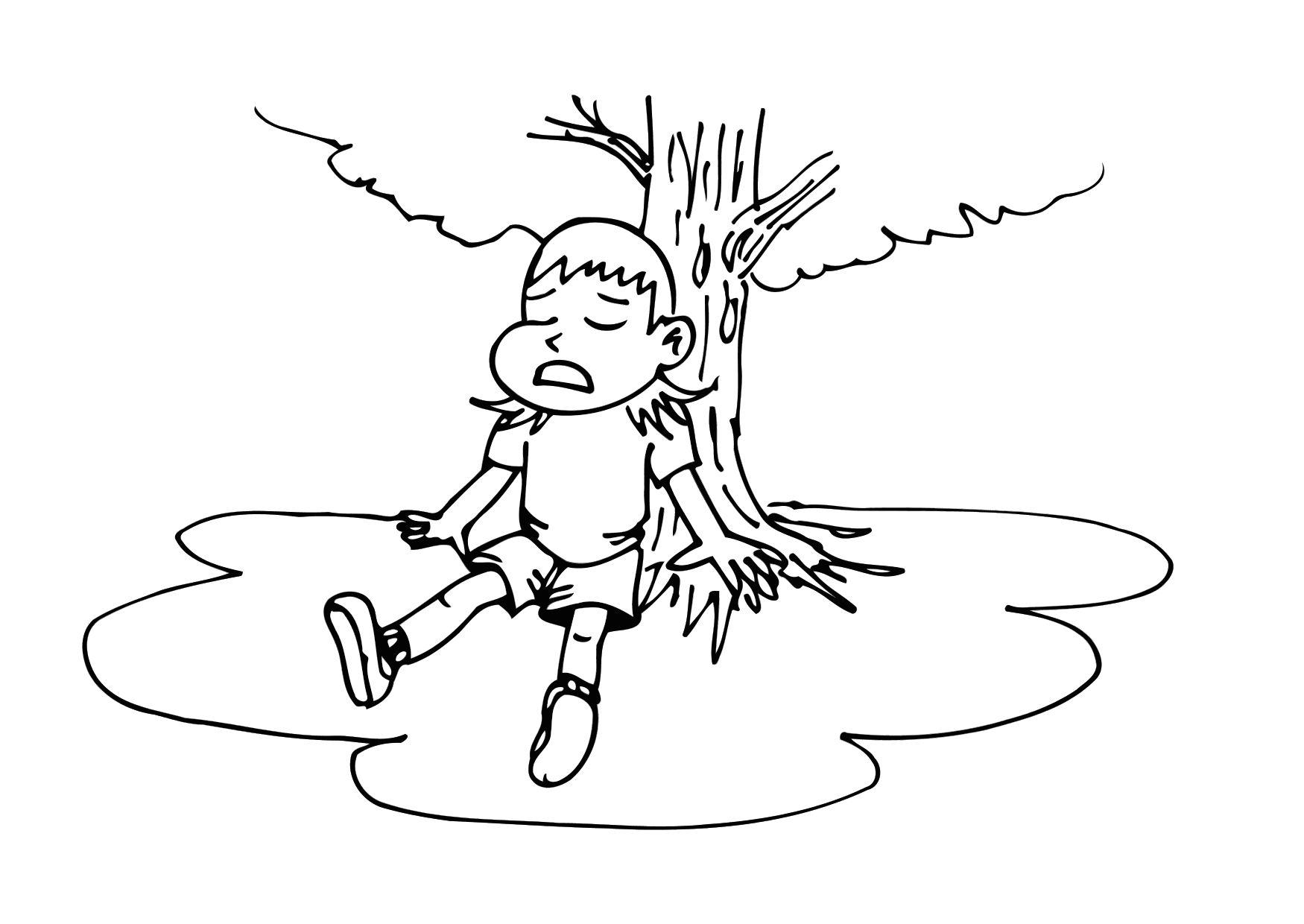 Dibujo de Descansar Para Colorear - Img 11859