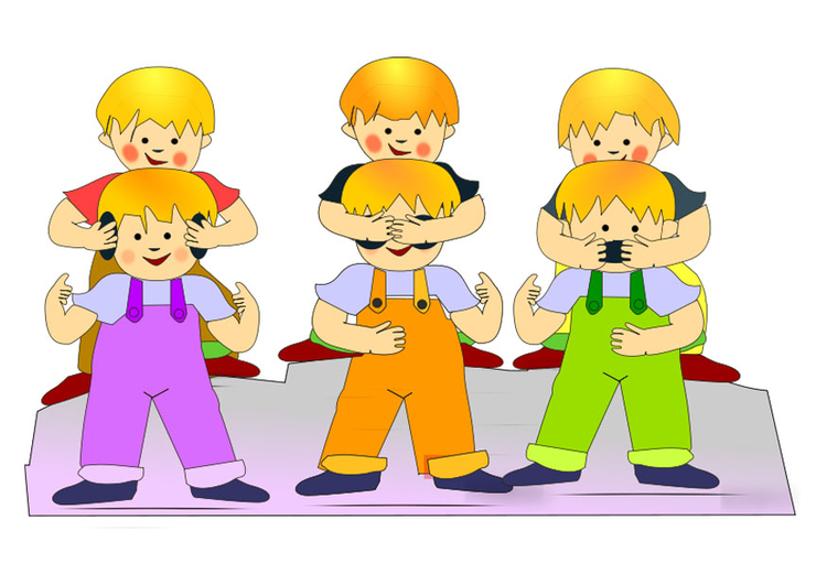 Imagen de oir - ver - callar Para Imprimir - Img 27565