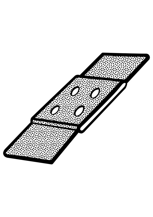 Dibujo de tirita Para Colorear - Img 29851