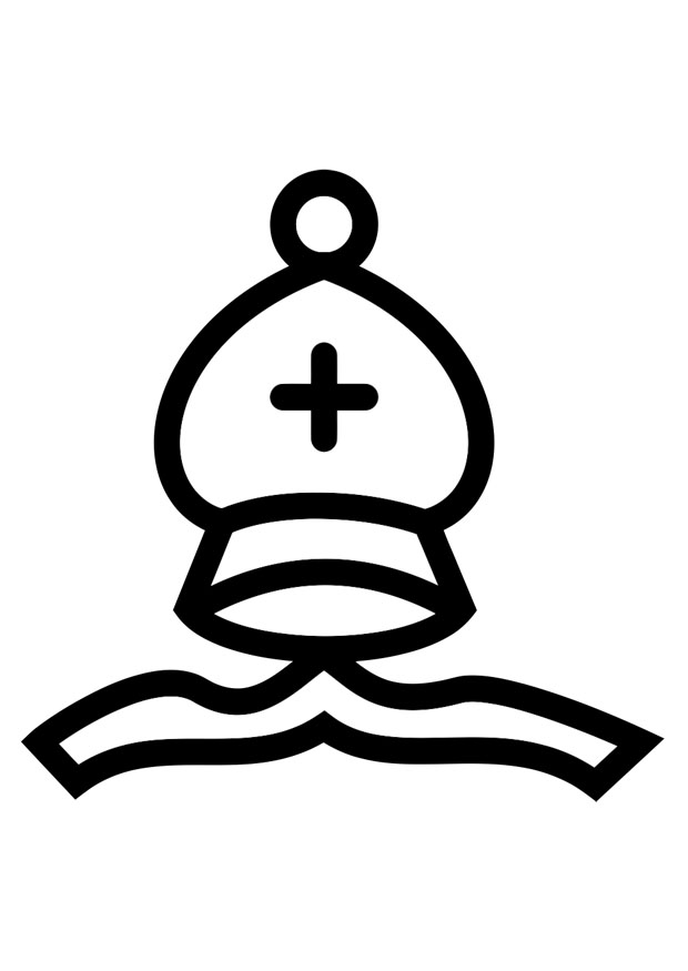 Dibujo de alfil Para Colorear - Img 25874