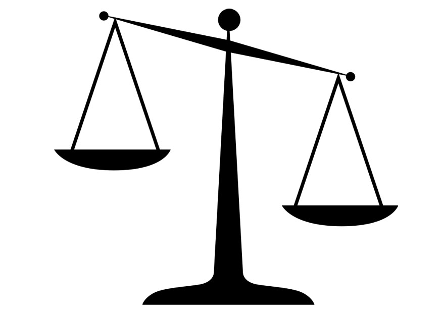 Dibujo de balanza Para Colorear - Img 28359