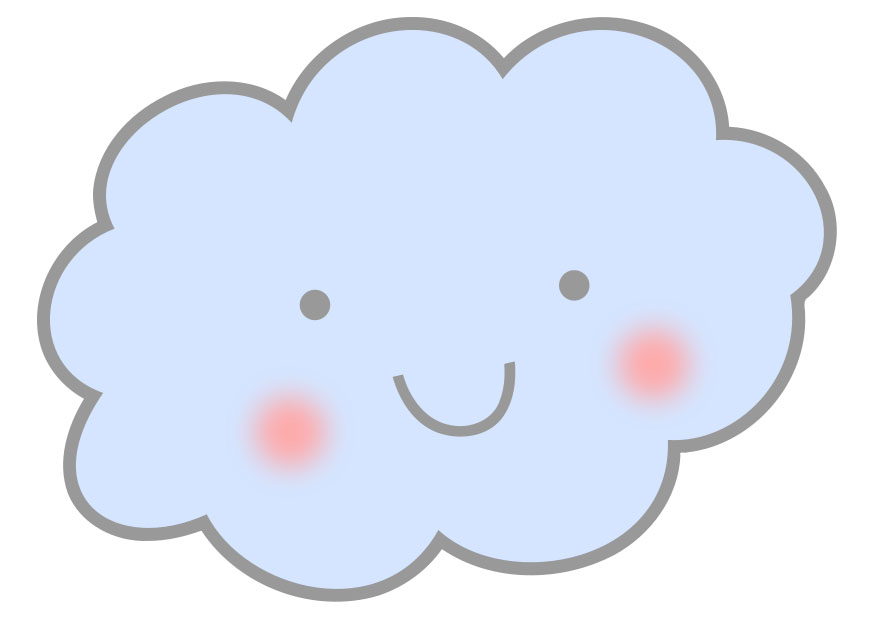 Imagen de nube Para Imprimir - Img 27573