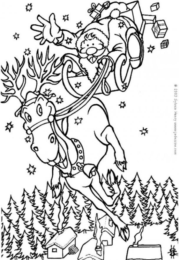 Dibujo de Santa Claus Para Colorear - Img 6447