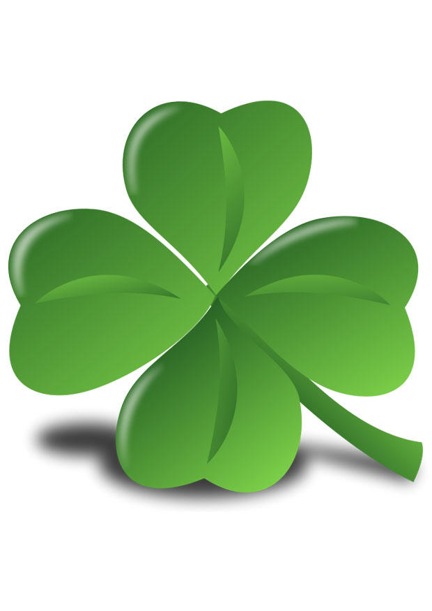 Imagen de trébol irlandés - Shamrock Para Imprimir - Img 21706